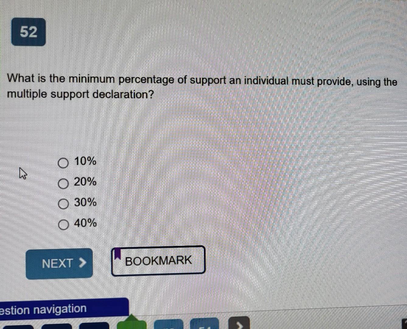 Solved 52 What is the minimum percentage of support an | Chegg.com