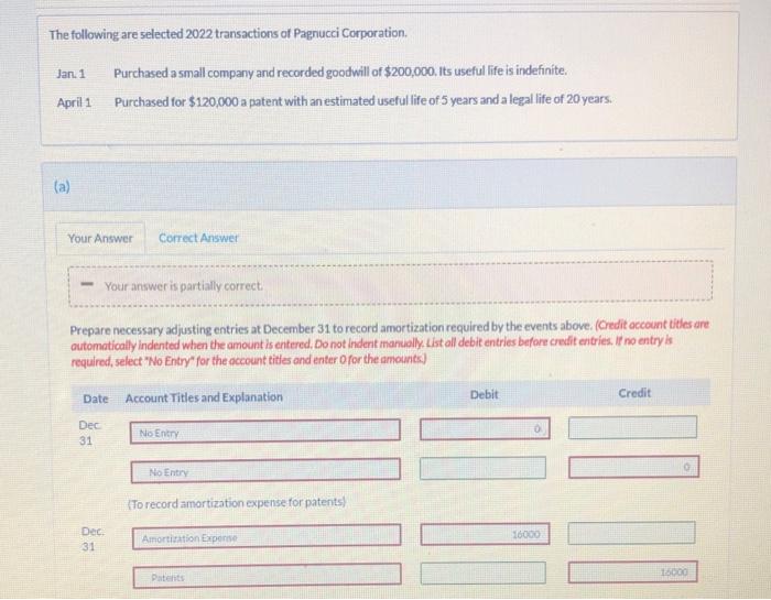 Solved The following are selected 2022 transactions of | Chegg.com Solved The following are selected 2022 transactions of | Chegg.com
