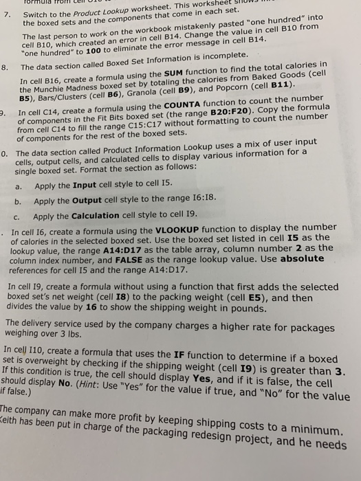 Im cell b16 create a formula using the sum function | Chegg.com