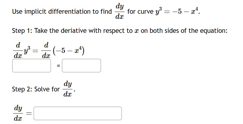 Solved Use implicit differentiation to find dydx ﻿for curve | Chegg.com