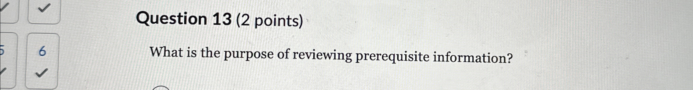Solved Question 13 (2 ﻿points)6What is the purpose of | Chegg.com
