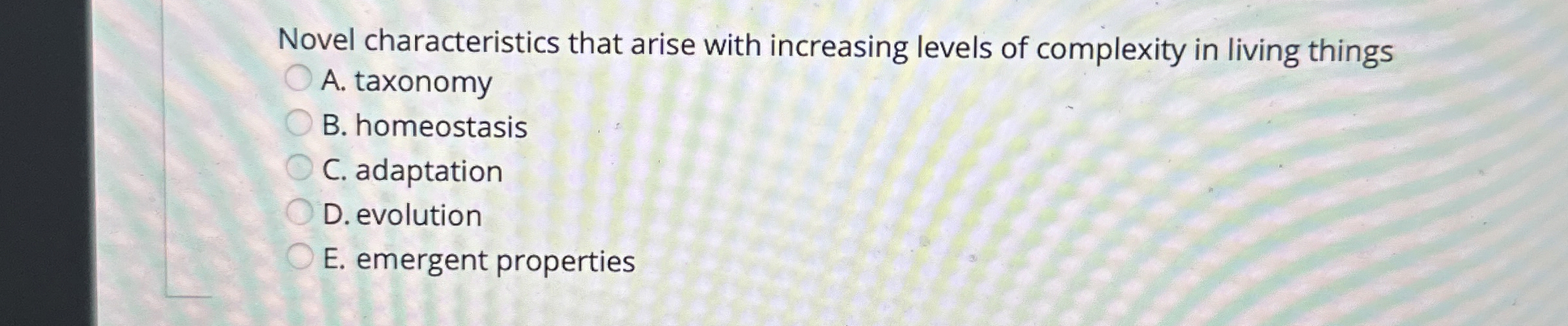 Solved Novel characteristics that arise with increasing | Chegg.com