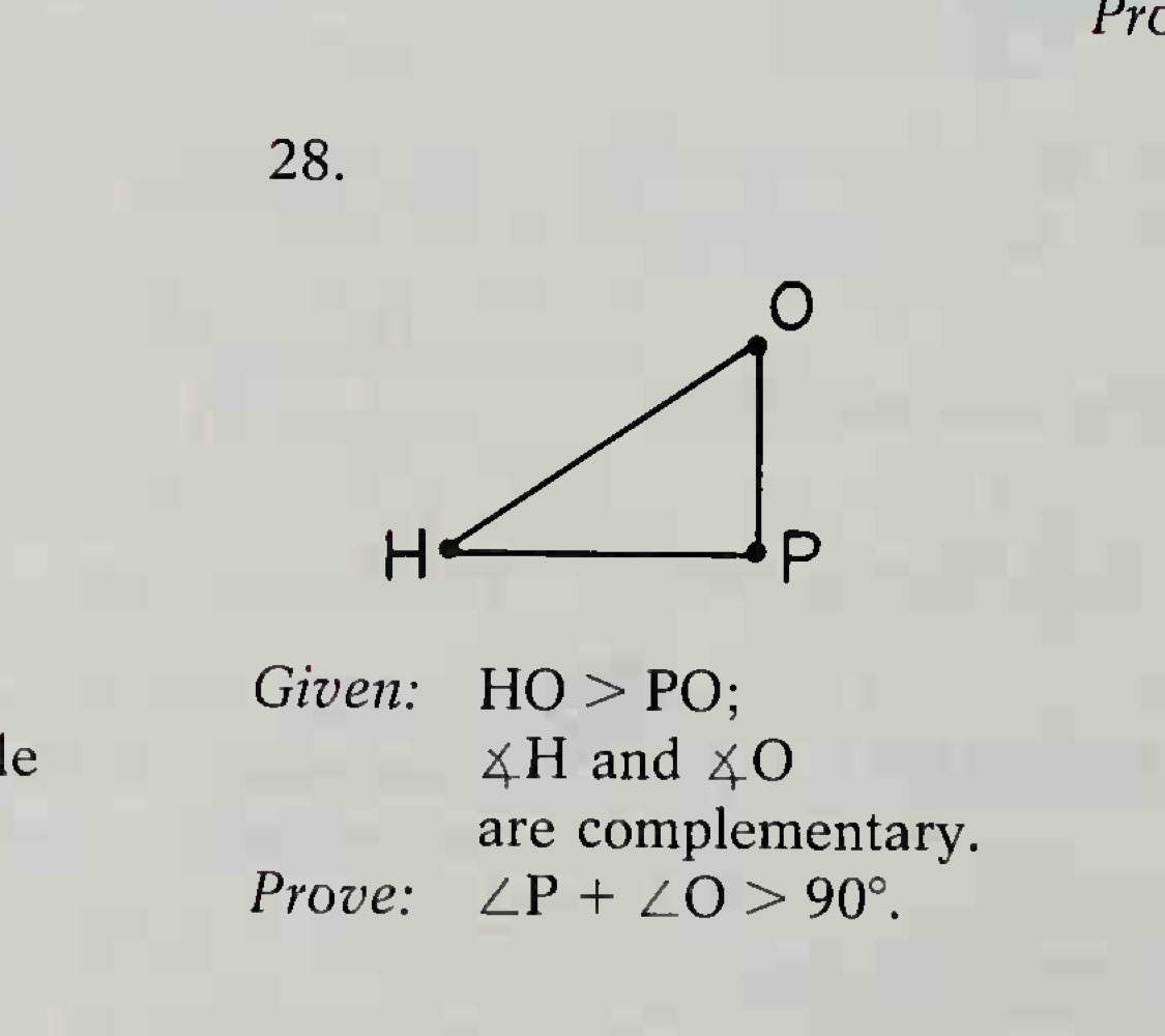 Solved Given: HO>PO;