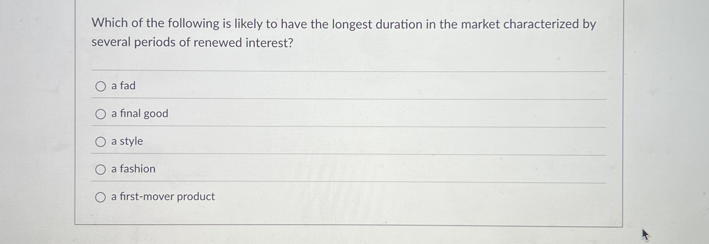 Solved Which of the following is likely to have the longest | Chegg.com