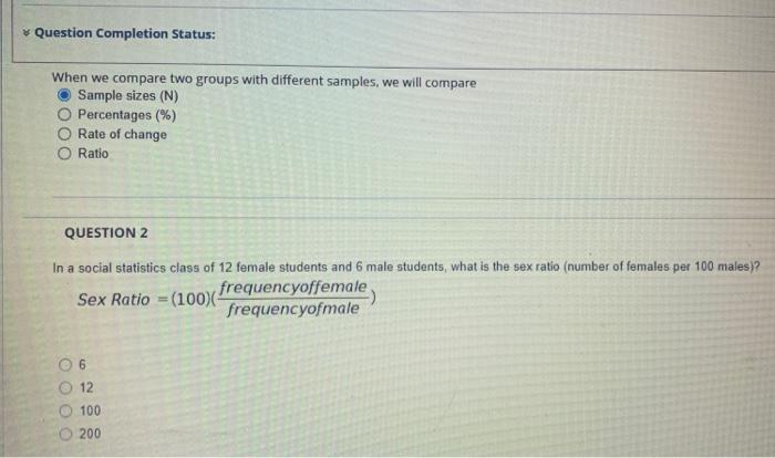 Solved uestion Completion Status: Suppose that 100 live | Chegg.com