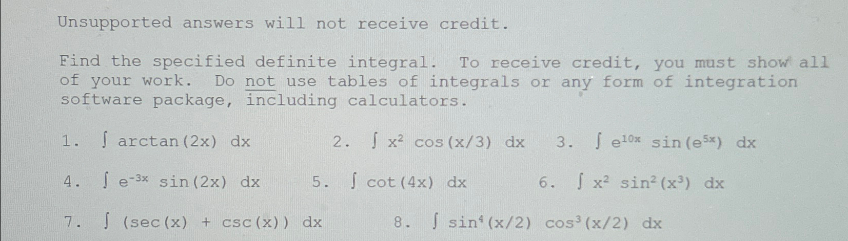 Solved Unsupported answers will not receive credit.Find the | Chegg.com