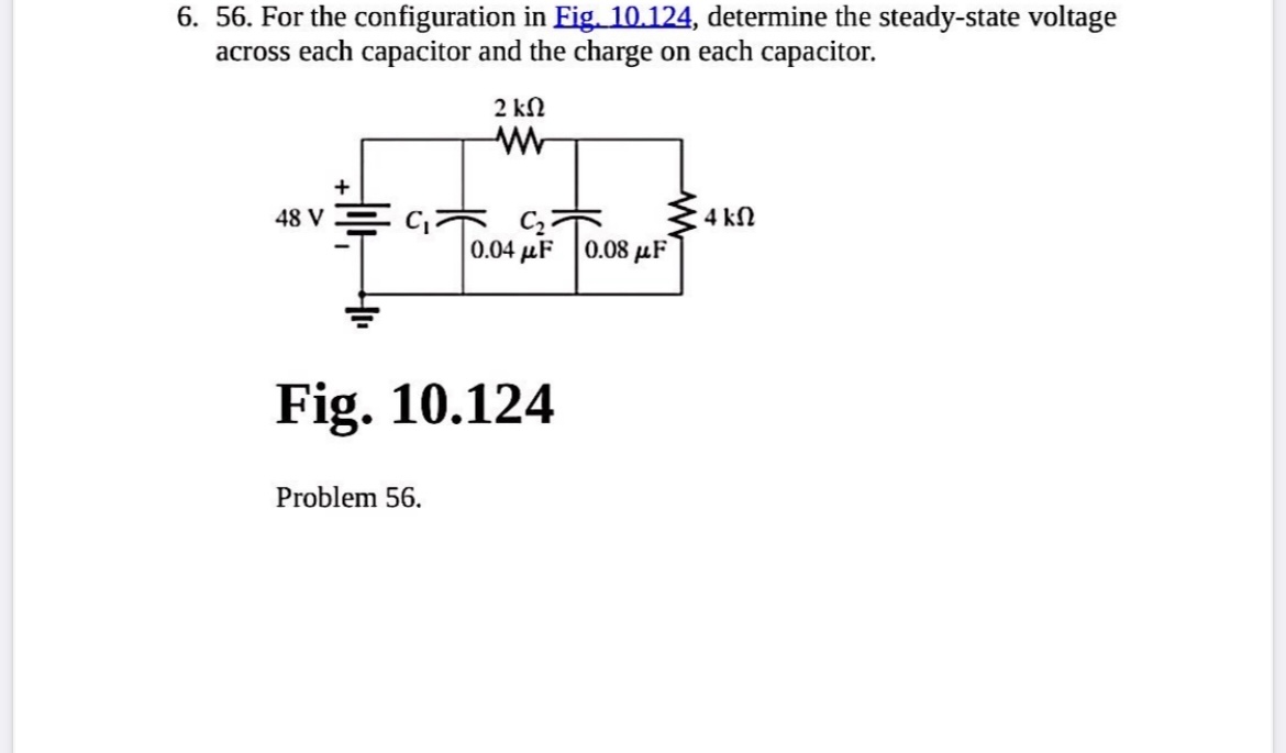 Solved For the configuration in Fig. 10.124, ﻿determine the | Chegg.com
