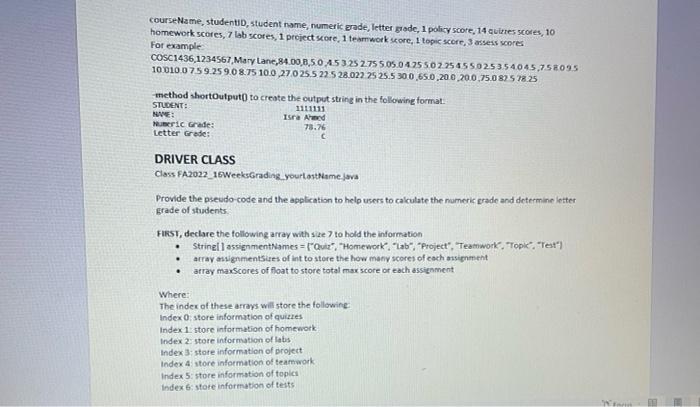 Solved PROJECT REQUIREMENT Use Java to provide the | Chegg.com