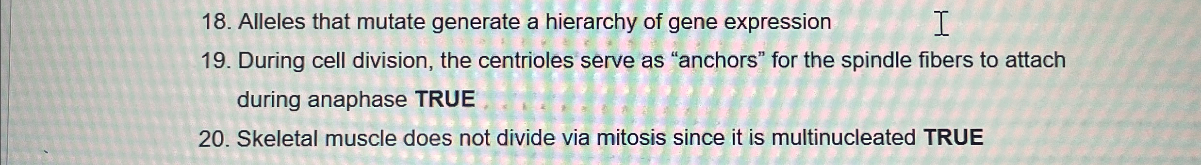 Solved Alleles that mutate generate a hierarchy of gene | Chegg.com