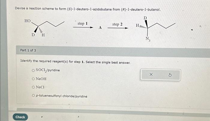 Solved Devise a reaction scheme to form | Chegg.com