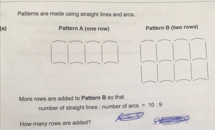 Solved Patterns are made using straight lines and arcs. (a) | Chegg.com