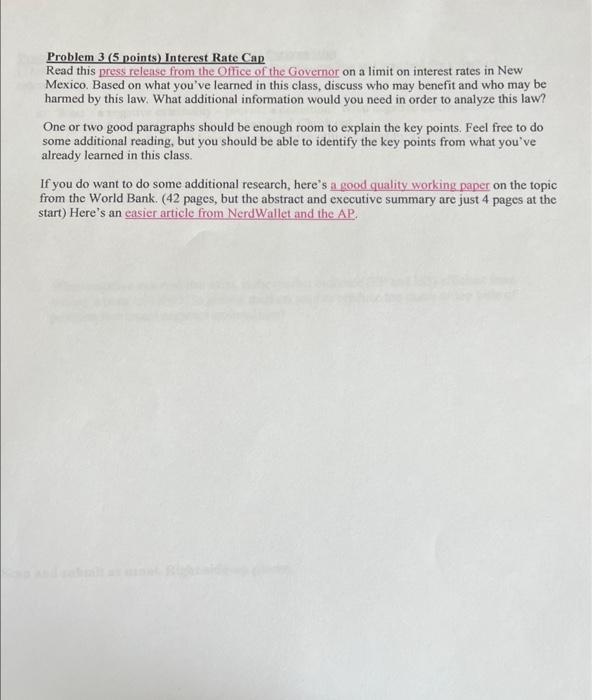 Solved Problem 3 ( 5 points) Interest Rate Cap Read this | Chegg.com