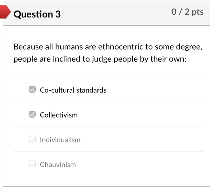 Solved Question 3 0 / 2 pts Because all humans are | Chegg.com Solved Question 3 0 / 2 pts Because all humans are | Chegg.com
