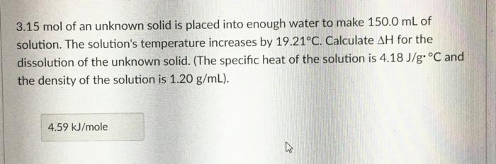 Solved 25.0 mL of 1.00 M HCl at 23.5°C react with 25.0 mL | Chegg.com