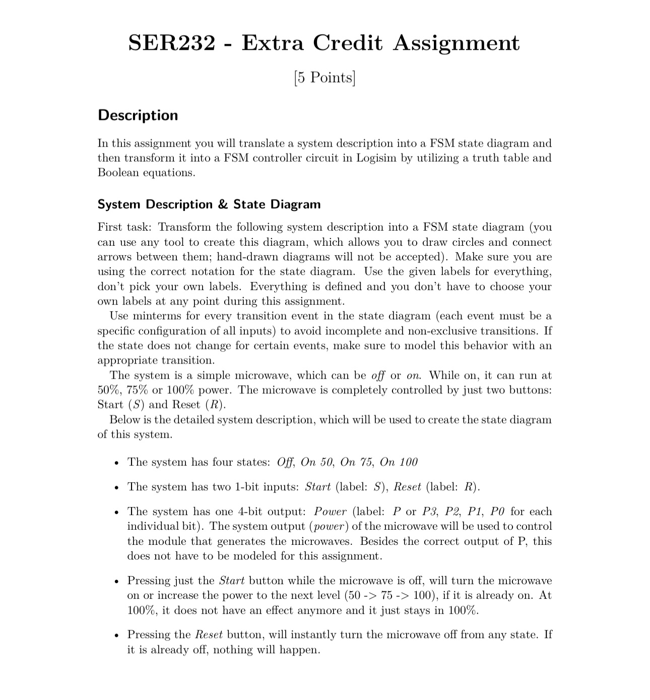 Solved SER232 - ﻿Extra Credit Assignment[5 | Chegg.com