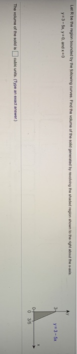 Solved Use the general slicing method to find the volume of | Chegg.com