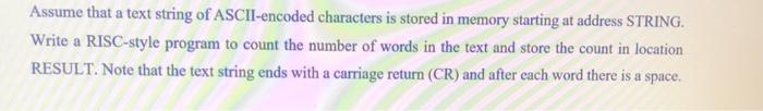Solved Assume that a text string of ASCII-encoded characters | Chegg.com