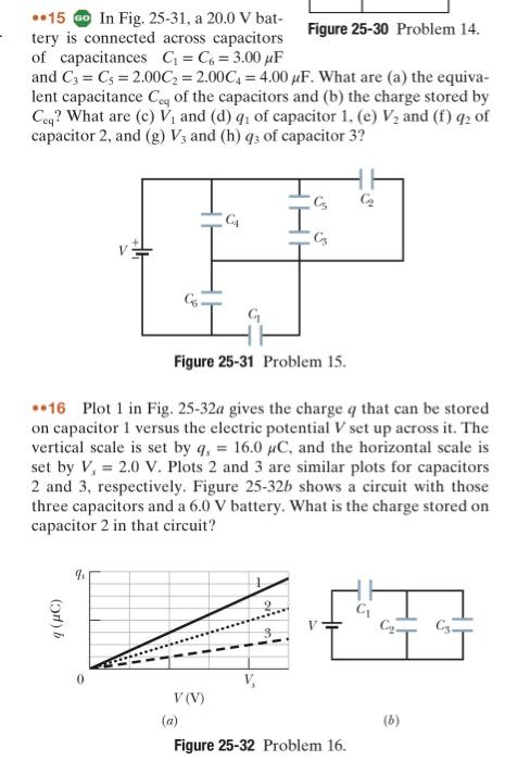 Solved C1=C6=3μF C3=C5=2C2=2C4=4μF C2=2μF,C4=2μF Comeded in | Chegg.com