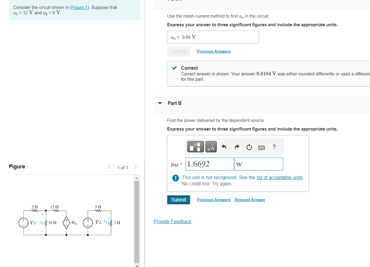 Solved Consider the circuit shown in (Figure 1). ﻿Suppose | Chegg.com