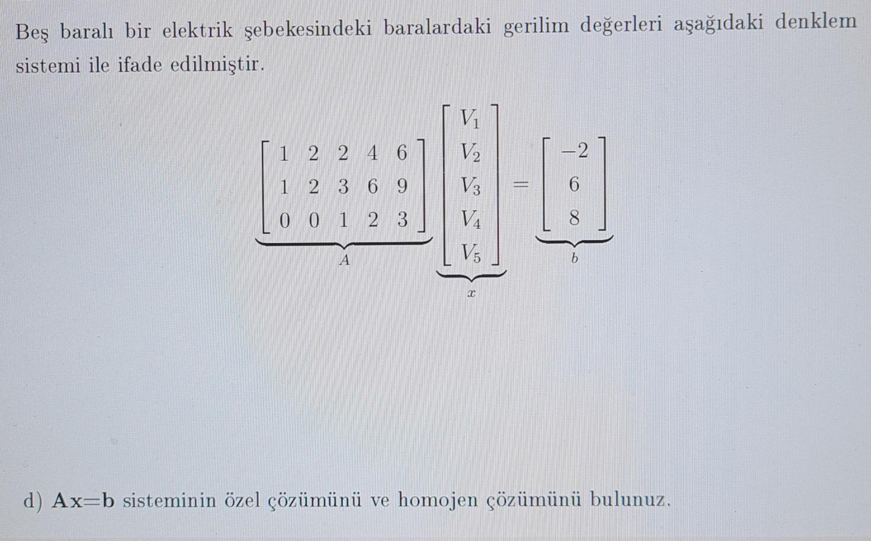 Solved The voltage values in the busbars in an electrical | Chegg.com