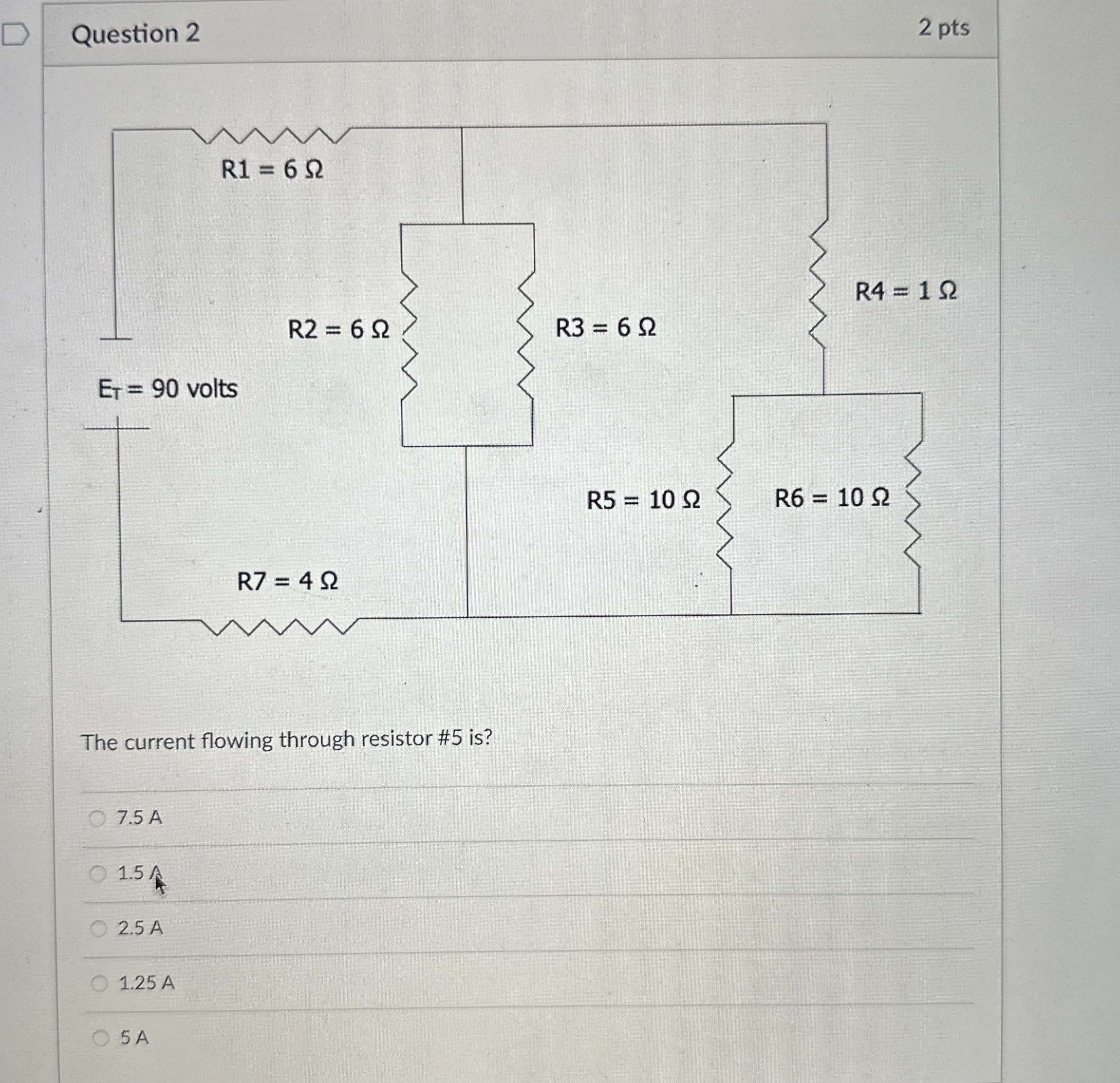 Solved Question 22 ptsThe current flowing through resistor | Chegg.com Solved Question 22 ptsThe current flowing through resistor | Chegg.com