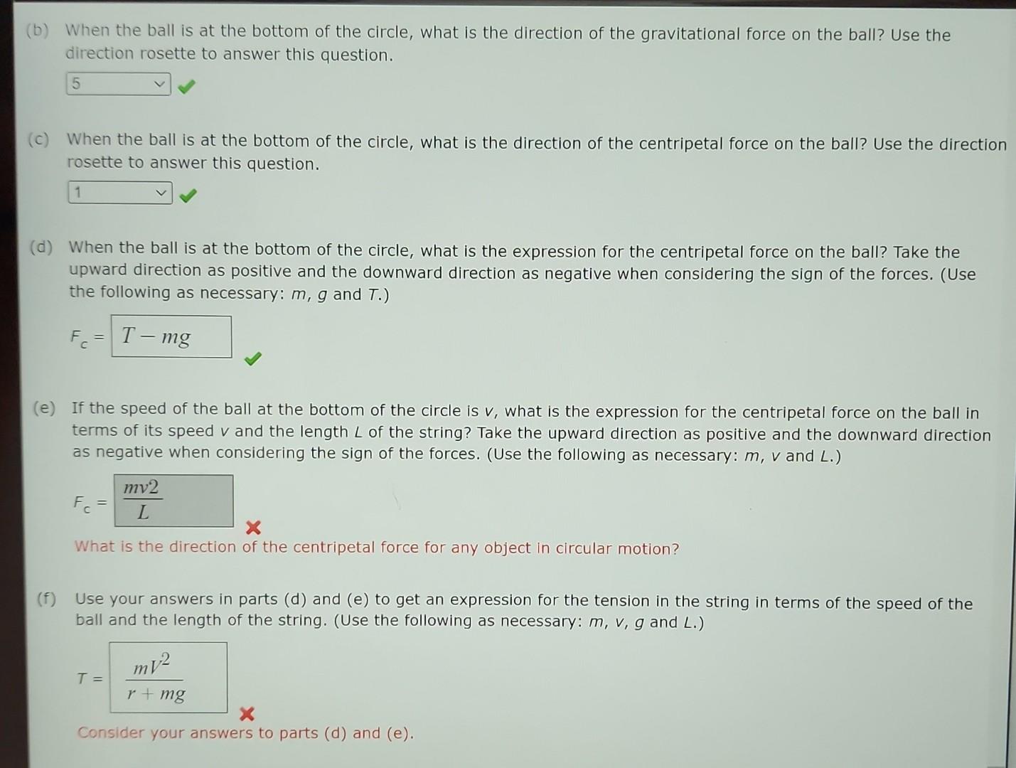 Solved Tonsider a ball on a fixed-length string being | Chegg.com