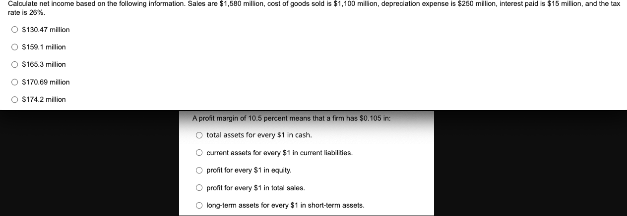 Solved 1. ﻿Calculate Net Income 2. ﻿Profit Net Income | Chegg.com