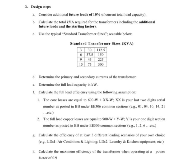 Solved 1. Objectives Design and specify the ratings of a | Chegg.com