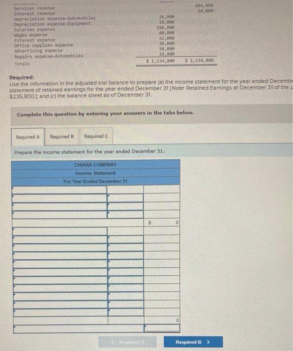Solved Problem 3-4A (Static) Preparing financial statements | Chegg.com