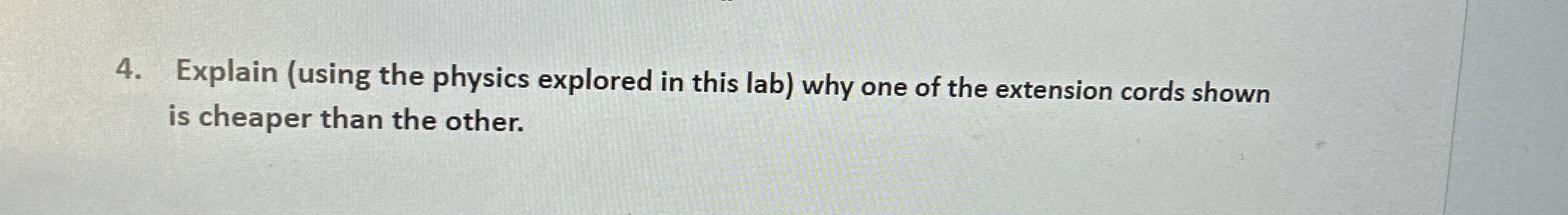 Solved Explain (using the physics explored in this lab) ﻿why | Chegg.com