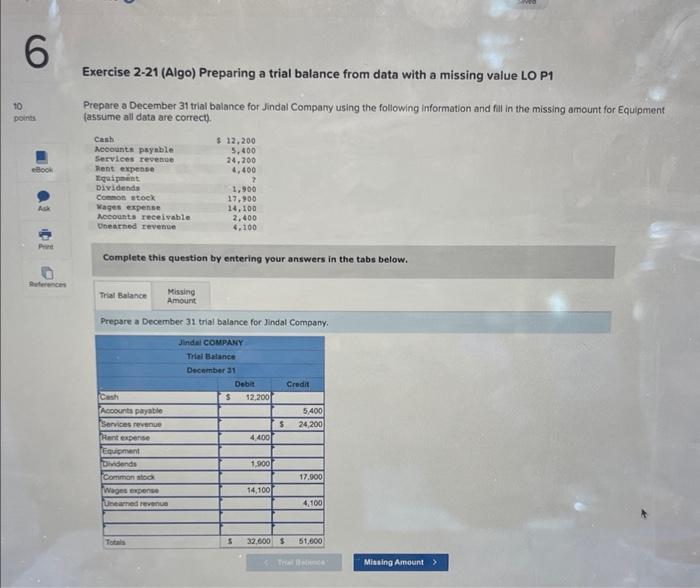 Solved exercise 2-21, i amd having trouble finding the | Chegg.com