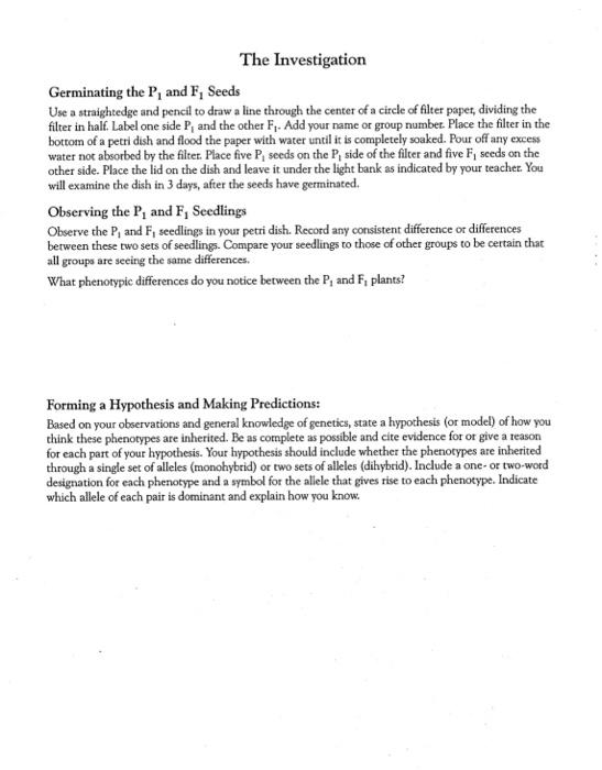 Solved Genetics Lab, below there is pictures of Croshaw F1, | Chegg.com