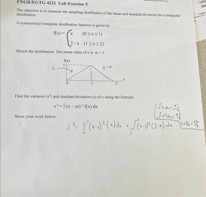Solved The objective is to examine the sampling distribution | Chegg.com