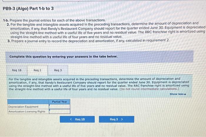 Solved Required information PB9-3 (Algo) Analyzing and | Chegg.com