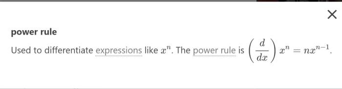 Solved I am confused.For the power rule, intergal of X not | Chegg.com