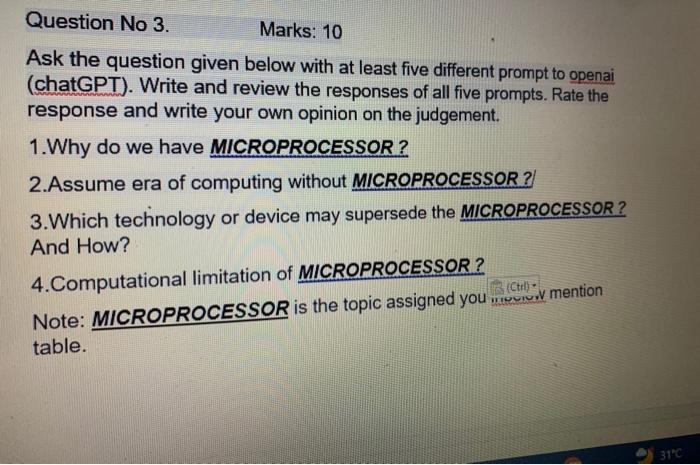Solved Ask the question given below with at least five | Chegg.com