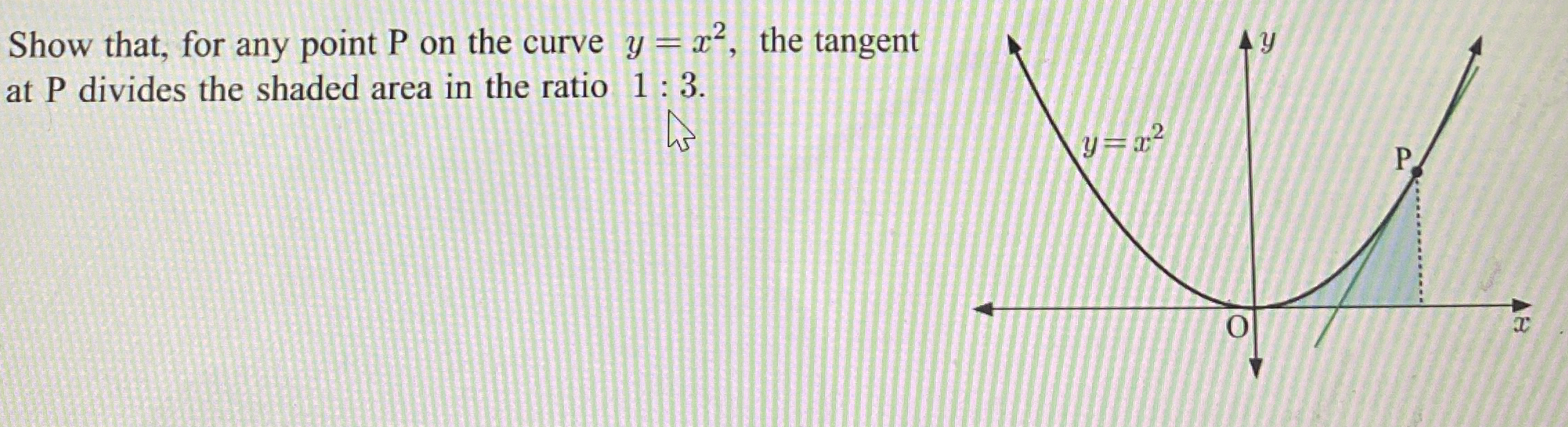 Solved Show that, for any point P ﻿on the curve y=x2, ﻿the | Chegg.com