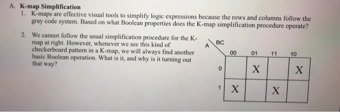 Solved A. K-map Simplification 1. K-maps are effective | Chegg.com