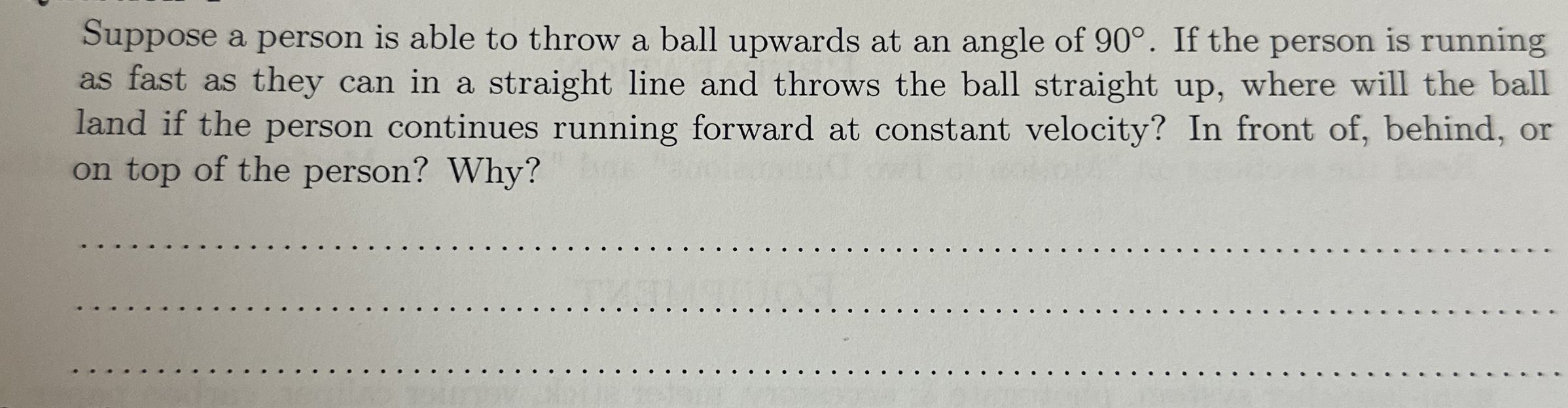 Solved Suppose a person is able to throw a ball upwards at | Chegg.com