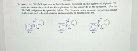 Assign the ?1H-NMR spectrum of hydrobenzoin. Comment | Chegg.com