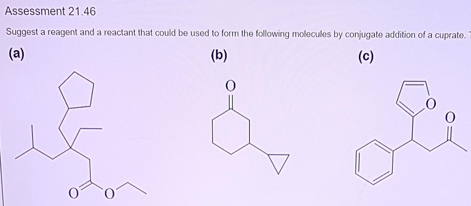 Solved Suggest a reagent and a reactant that could be used | Chegg.com