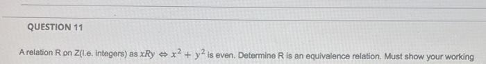 Solved Find the relation R and its and its diagraph defined | Chegg.com