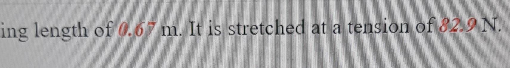 Solved The D-string on a guitar has ahas a linear mass | Chegg.com