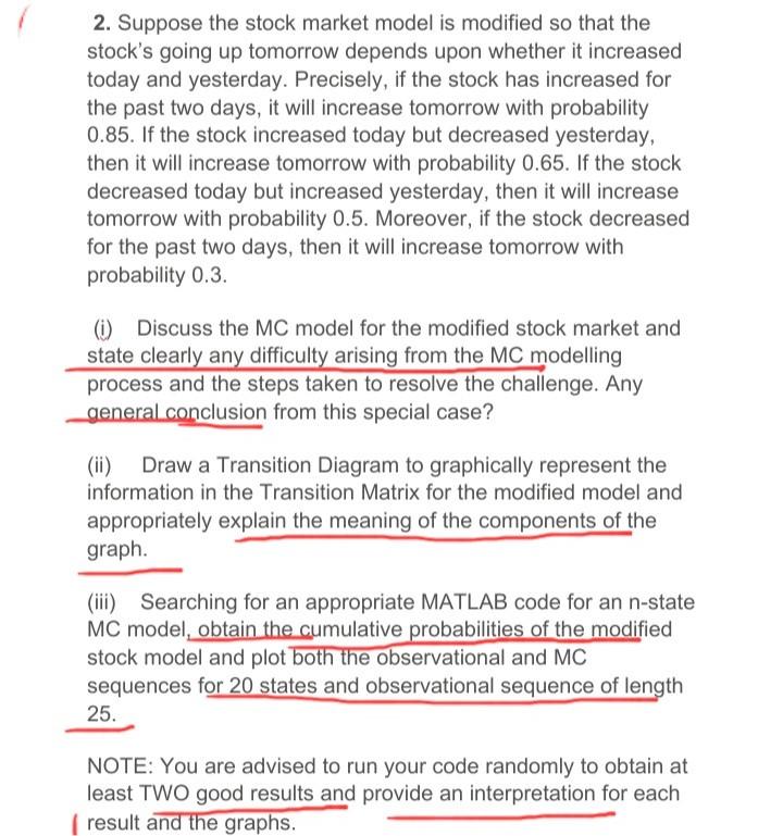 Solved please concentrate on the RED underlines when you | Chegg.com