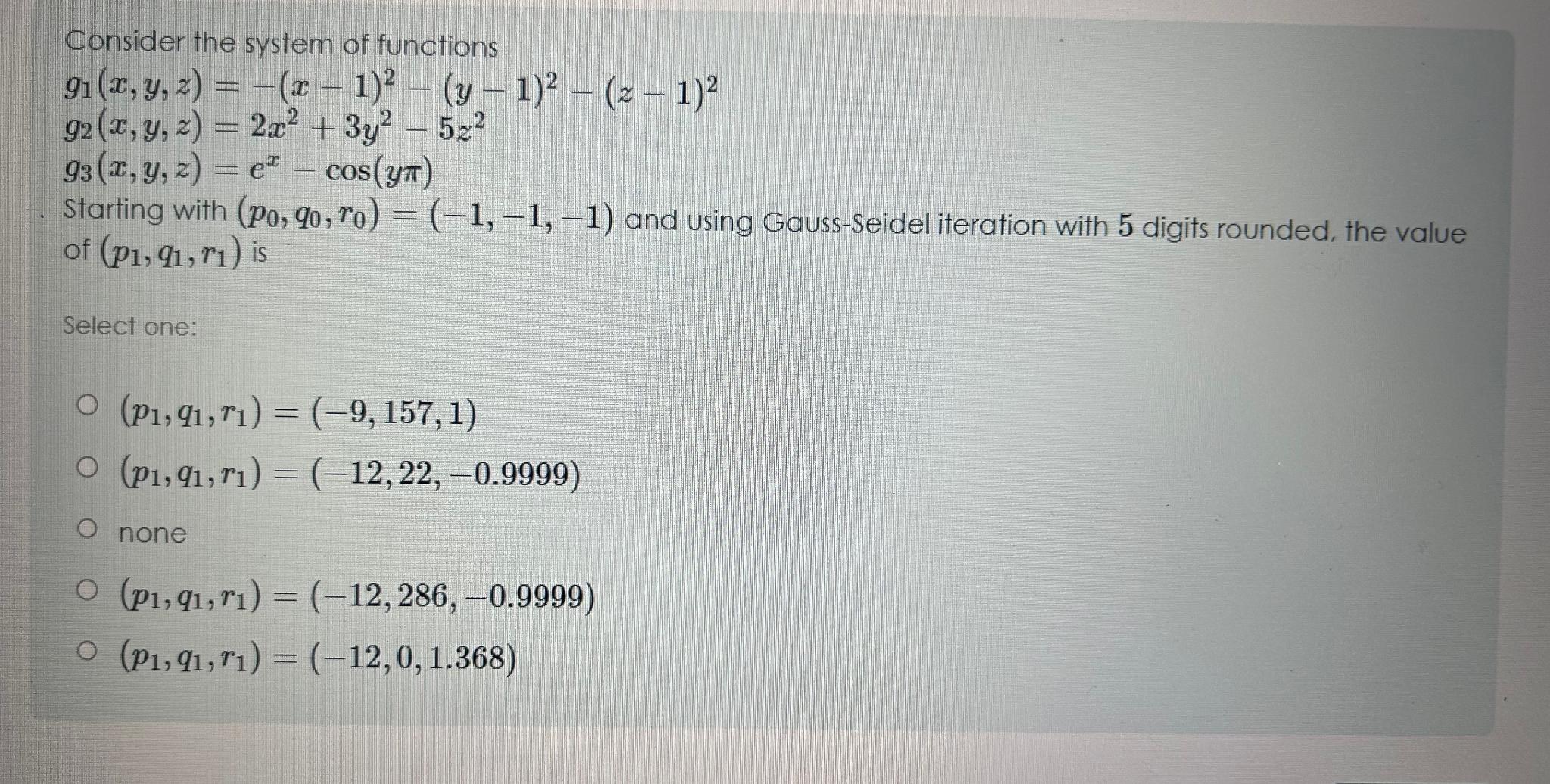 Solved Consider the system of | Chegg.com