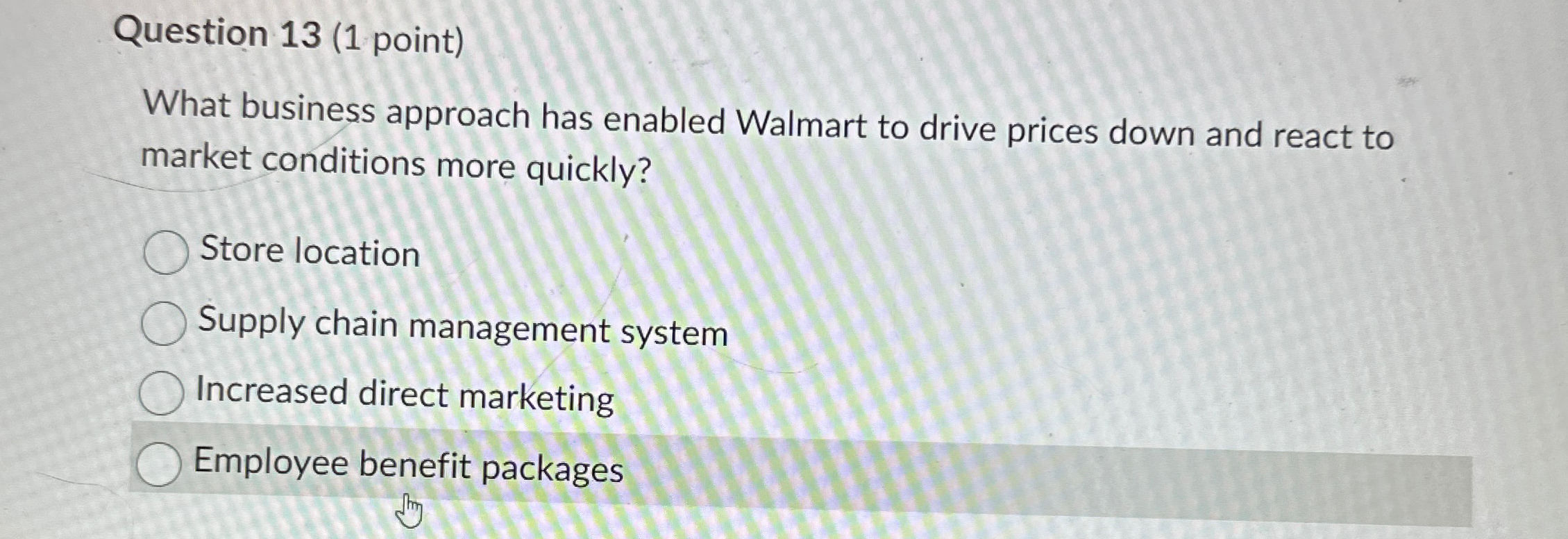 Solved Question 13 (1 point)What business approach has | Chegg.com Solved Question 13 (1 point)What business approach has | Chegg.com