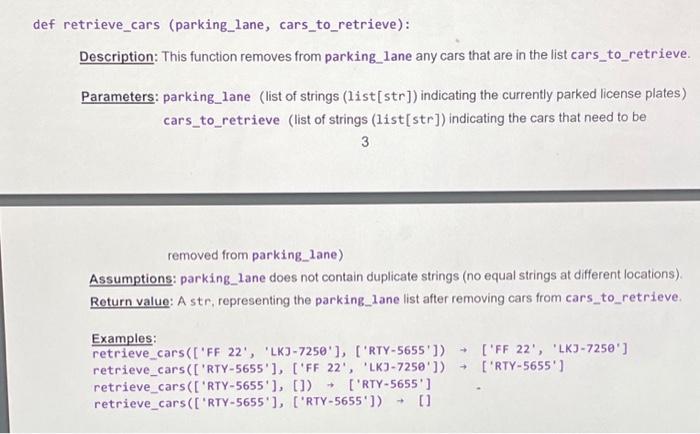 Solved Allowed Things: - The range(), len() functions - The | Chegg.com