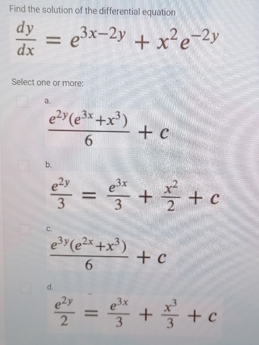 Solved Find the solution of the differential | Chegg.com