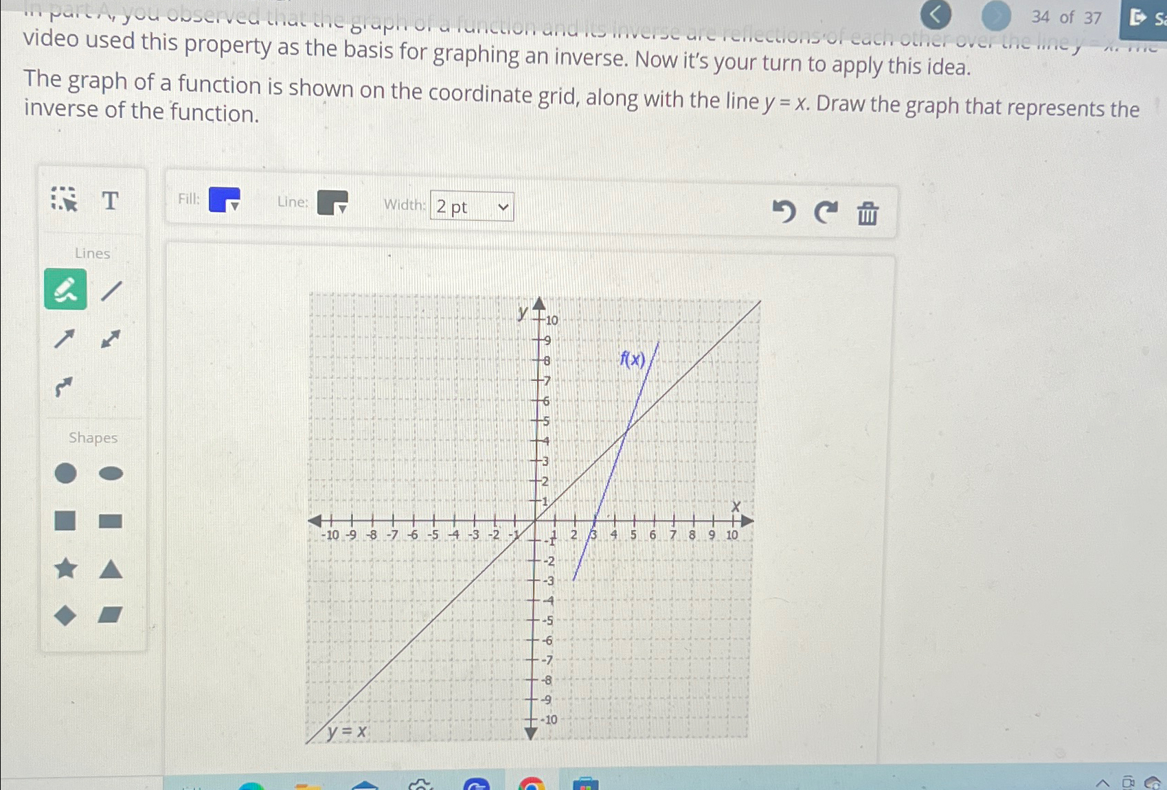 Solved video used this property as the basis for graphing an | Chegg.com