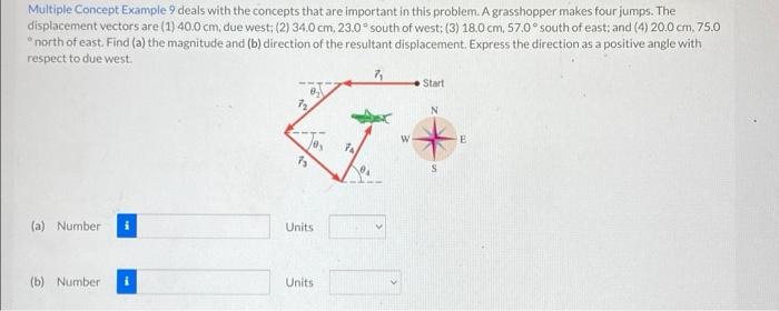 Solved Multiple Concept Example 9 reviews the concepts that | Chegg.com